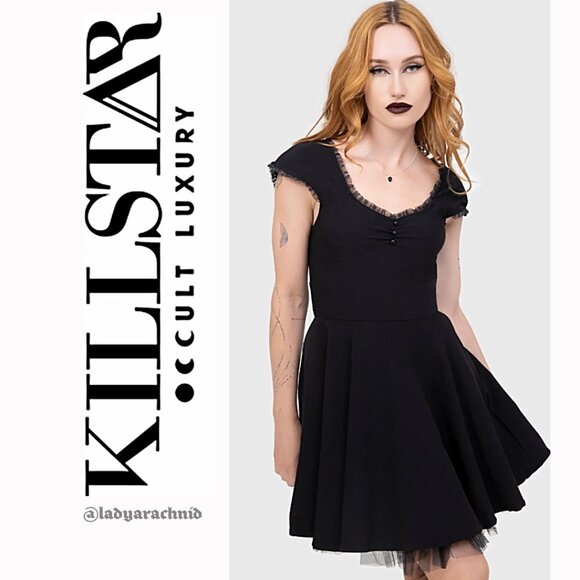 Killstar | Dresses | Killstar Aisling Goth Fit And Flare Party Dress ...